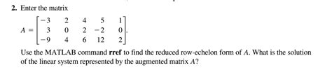 Solved Chapter 1 Matlab Exercises 1 Consider The Linear