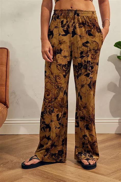 Urban Outfitters Archive Floral Puddle Pants Urban Outfitters Uk