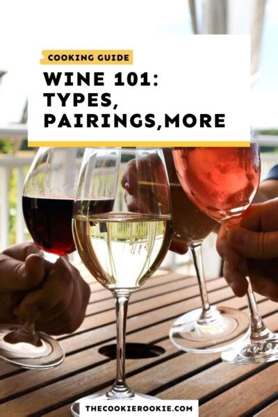 Wine 101 Types Of Wine And Basics For Beginners The Cookie Rookie®