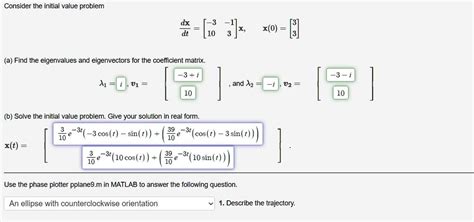 solved consider the initial value problem x dt x0 afind the