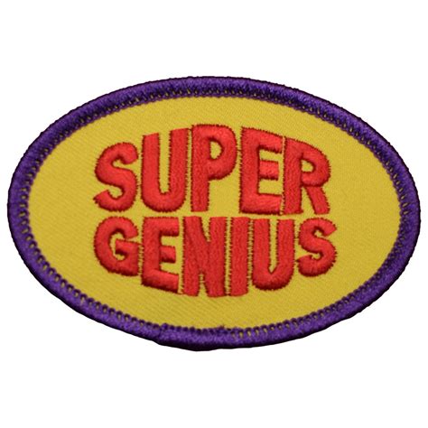 Super Genius Patch Smart Geek Brainiac Techie Programmer 3 Iro