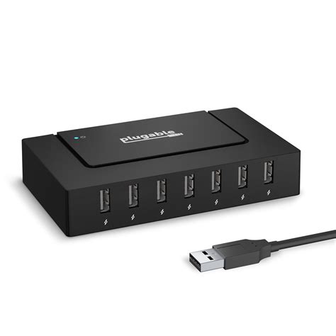 Plugable Usb 2 0 7 Port Hub With 60w Power Adapter ~ Plugable Technologies