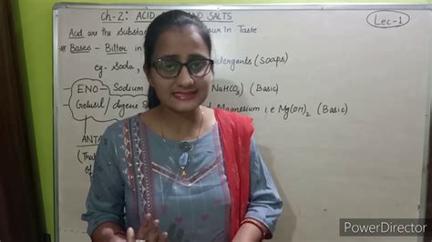 Class 10 Acid Base And Salts Lec 1 Youtube
