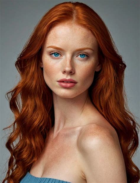 Premium Photo Red Head Woman