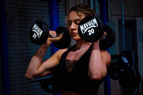 Mayhem Strength V2 Urethane Dumbbells Gym Bro Fitness