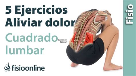 5️⃣ Ejercicios Para Aliviar El Dolor Del Cuadrado Lumbar 💢 Youtube