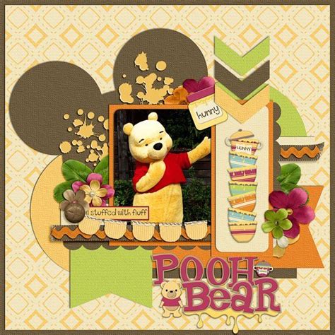 Pooh Bear Mousescrappers Disney Scrapbooking Gallery In 2024