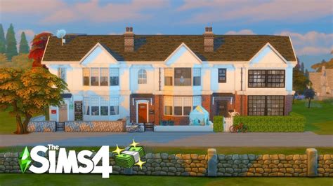 British Townhouses For Rent The Sims 4 Speed Build No Cc Youtube