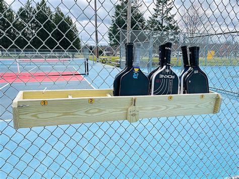 Next Up Pickleball Paddle Holder Rack Etsy