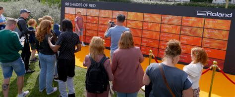 Uksignboards Roland DG Showcased 50 Shades Of Ginger Colour