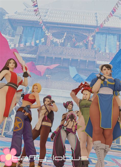 King Of Fighters Girls Vs Street Fighter Girls By Taffy Lotus On Deviantart