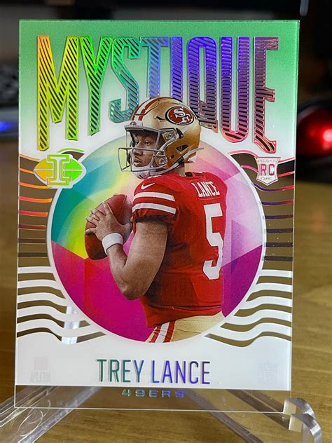 Mavin Trey Lance 2021 Panini Illusions Mystique Emerald Green