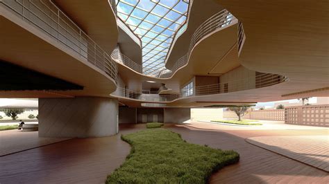 Revit Conceptual Massing Educational Building Behance