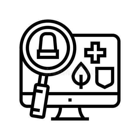 Information Retrieval Icon Vector Outline Illustration Stock Vector
