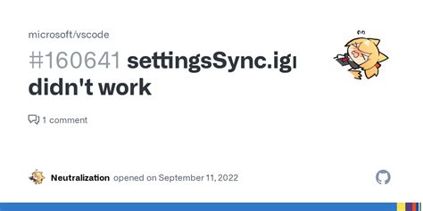 SettingsSync IgnoredSettings Didn T Work Issue Microsoft Vscode GitHub