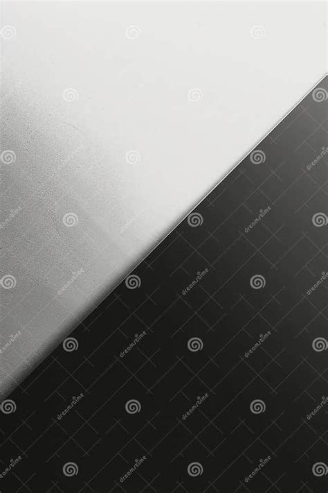 A Sleek Monochromatic Gradient Transitioning From Deep Black To Pure White Stock Image Image