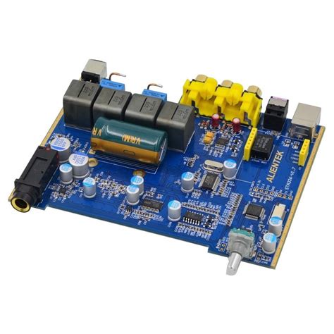 Alientek D8 Full Digital Amplifier Fda Sta326 Usb Xmos Class D 2x 80w 4 Ohm Silver Audiophonics