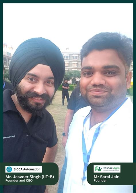 Saral Jain On Linkedin Agritech Siccaautomation