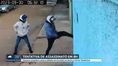 Vídeo Homens invadem casa e atiram em morador MG G