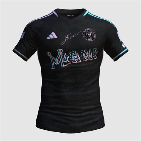 Inter Miami Vice City Away Jersey Signed By Messi FIFA 23 Kit Creator