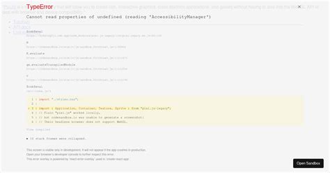 Pixi Js Legacy Examples Codesandbox