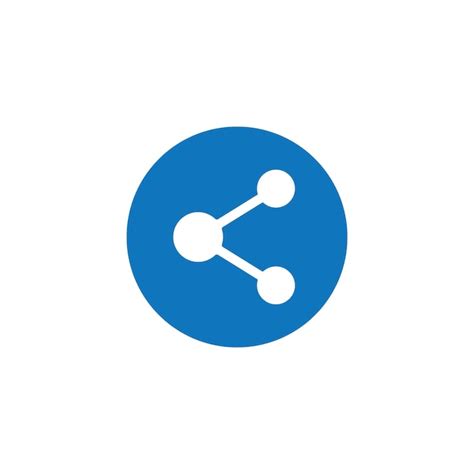 Compartir Icono Vector Premium