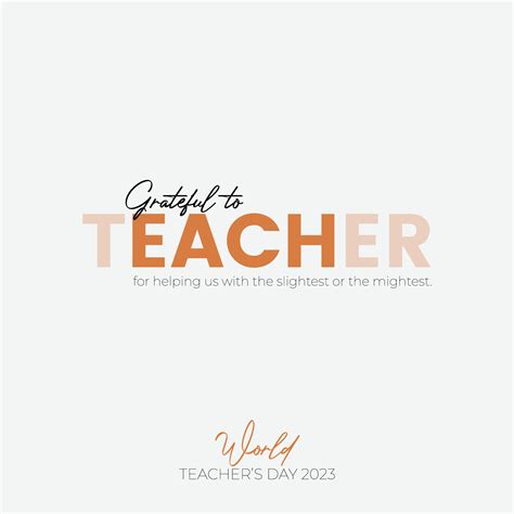 Teachers Day Happy Teachers Day Concept Quote For Humble Teachers