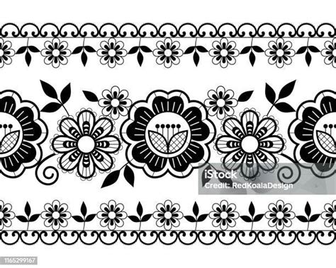 매끄러운 웨딩 레이스 패턴 장미 꽃과 소용돌이 상세한 레이스 모티프와 장식 흑백 디자인 결혼식에 대한 스톡 벡터 아트 및 기타 이미지 Istock