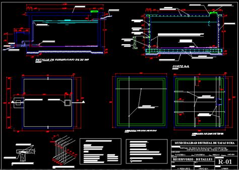 Reservoir 20m3 Dwg Block For Autocad • Designs Cad
