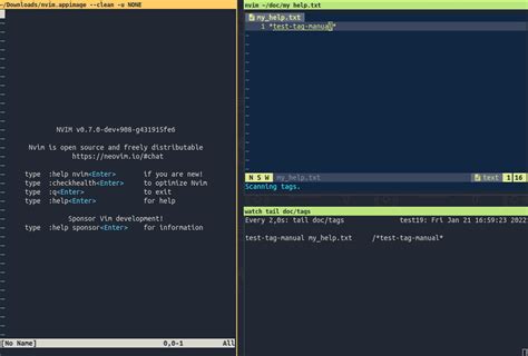 Helptags ALL Doesn T Reload Previously Loaded Help Buffer Issue Neovim Neovim GitHub