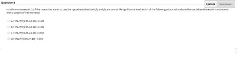 question 4 1 points save answer in reference to model