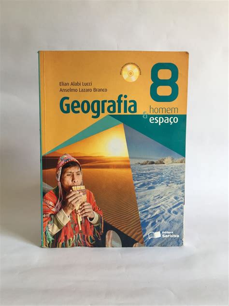 Livro Geografia Homem And Espaço 8°ano Livro Editora Saraiva Usado