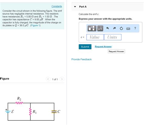 Solved Constants Part A Consider The Circuit Shown In The