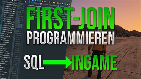 Frist Join Script Daten Aus Der Datenbank Abfragen Fivem Sql