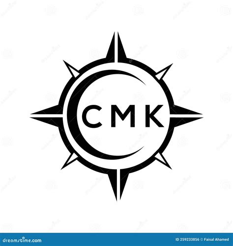 Clk Abstract Technology Circle Setting Logo Design On White Background