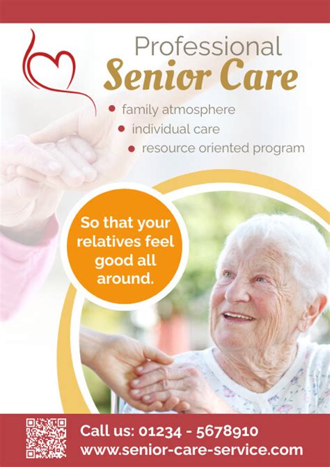 Senior Care Flyer Template Postermywall