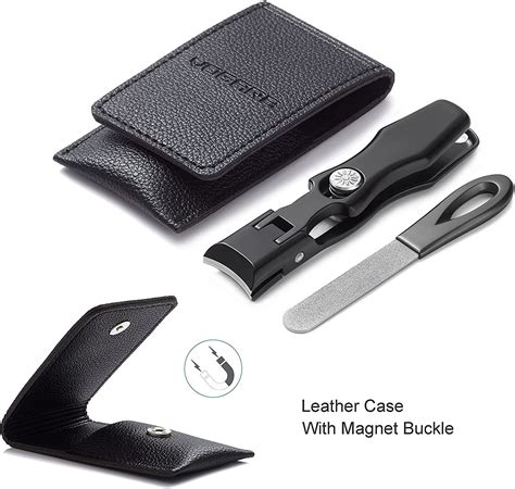 Vogarb Toenail Clippers For Thick Nails Safety Lock Extra Large Wide J