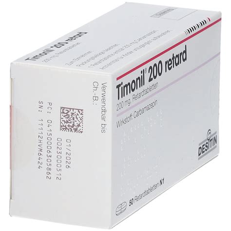 Timonil® 200 Retard 50 St Mit Dem E Rezept Kaufen Shop Apotheke