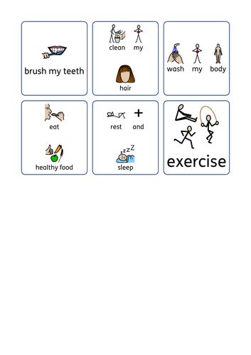 Personal Hygiene Widgit Teaching Resources