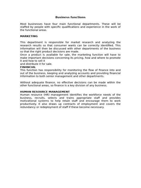 Business Functions Pdf