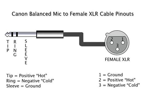 Xlr To Stereo Jack Wiring Diagram