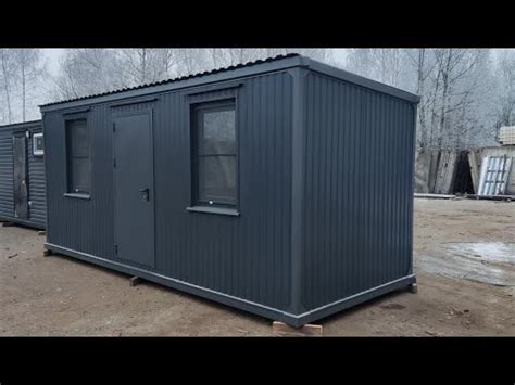 Дачный домик Люкс вагончик бытовка блок контейнер металлический 6 ...