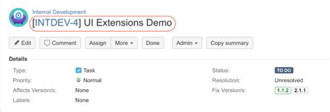 ui extensions jira version history atlassian marketplace