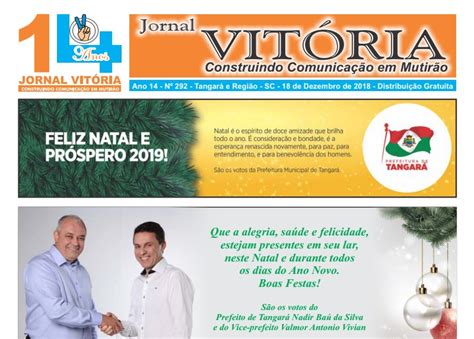 Agência Comunidade Jornal Vitória Disponível a nova Edição do Jornal