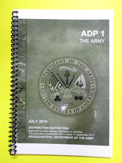 Adp 6 0 Mission Command 2019 Big Size My Army Publications