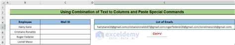 How To Paste A List Of Emails Into Excel 2 Easy Ways