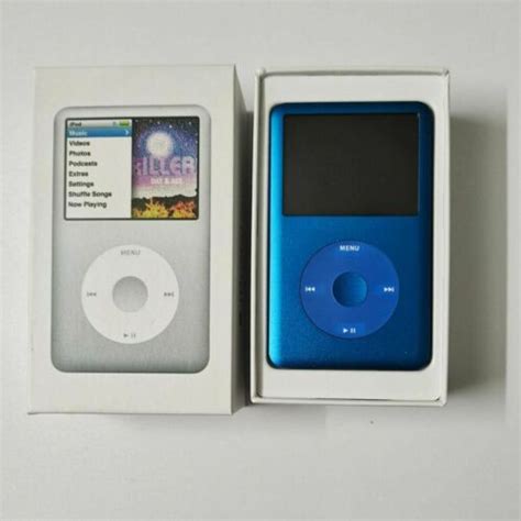 Apple Ipod Classic 7th Generation Blue 80gb Latest Model Retail