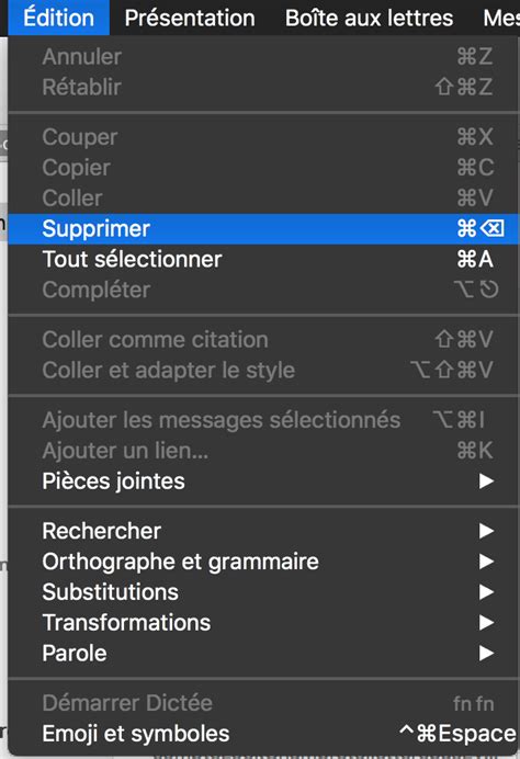 Comment Supprimer Un Mail Sous Mail De El Capitan Varcap Informatique
