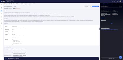 controller of pods with the ability to read secrets orca security