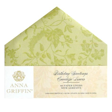 Anna Griffin® Birthday Envelope Liners Set Of 48 23305246 Hsn